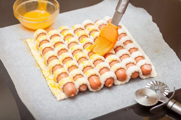 Leckerer Snack: Frankfurter in Linzer Teig :P - nettetipps.de